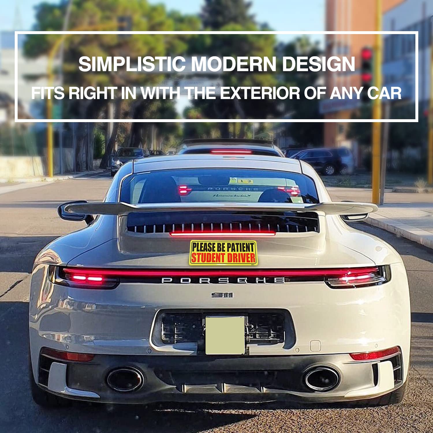 Snapklik.com : XYZCTEM New Student Driver Car Magnet,Reflective New ...