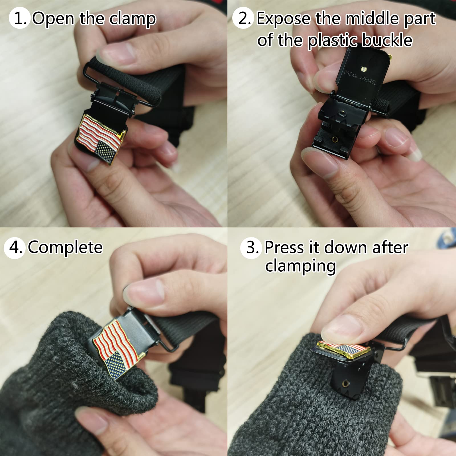 Snapklik.com : GARGOYLE BELLS Adjustable Boot Clips For Motorcycle