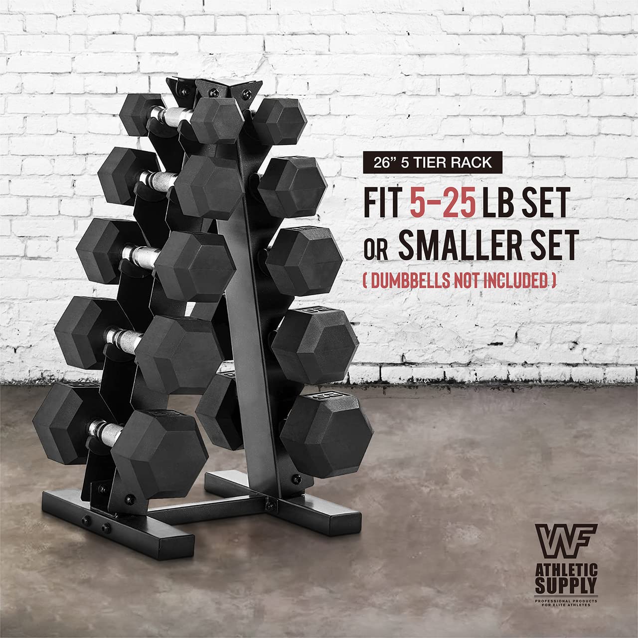Snapklik.com : Heavy Duty A-Frame Dumbbell Storage Rack, Steel Dumbbell ...
