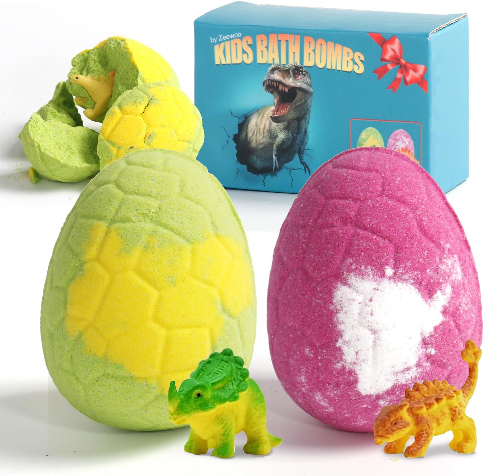 Amazon.com: Bath Bombs for Kids with Toys Inside - 2 Organic Kids Bath Bombs with Surprise ...