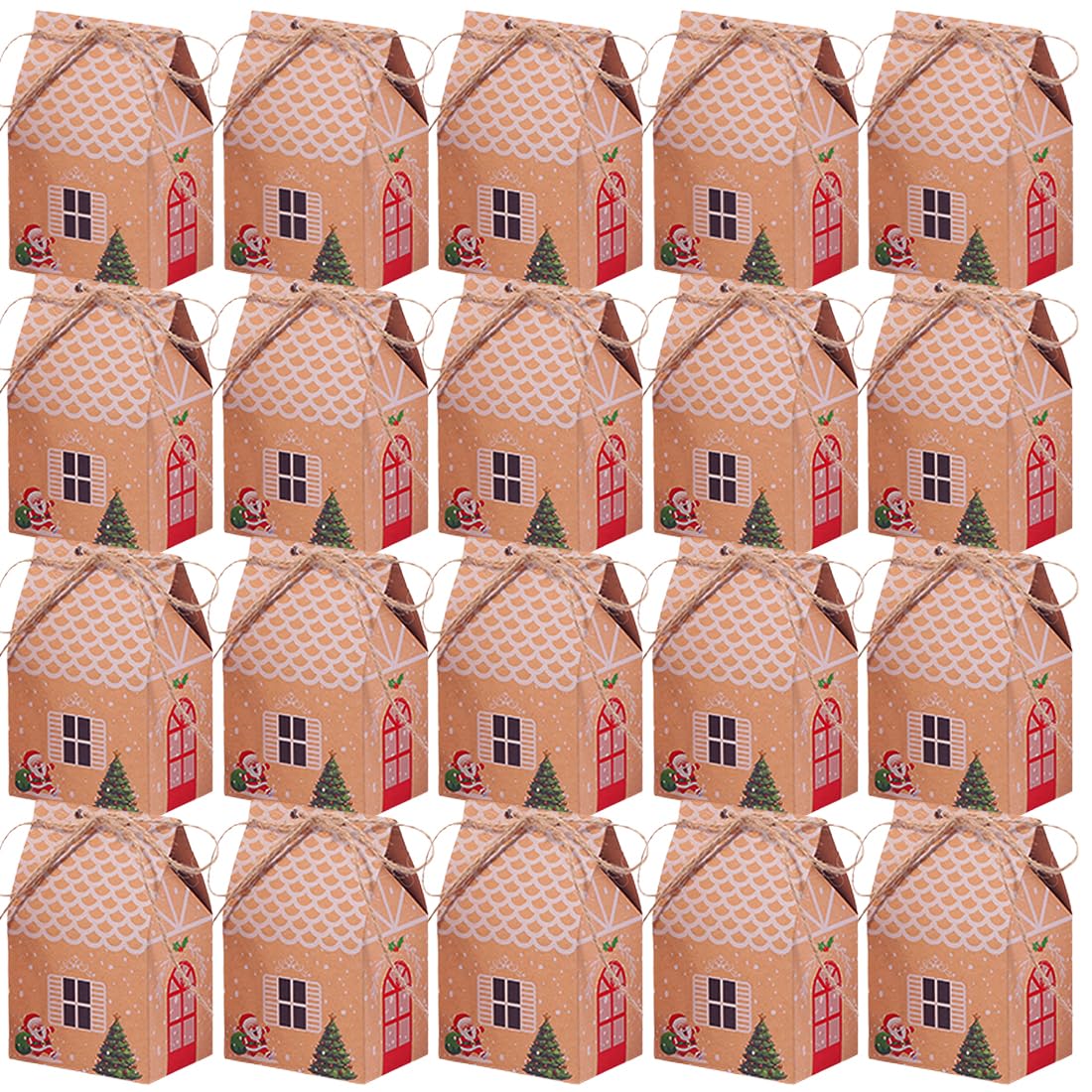 20 Pezzi Scatoline Natalizie, Scatoline Regalo, Scatoline Natalizie ...