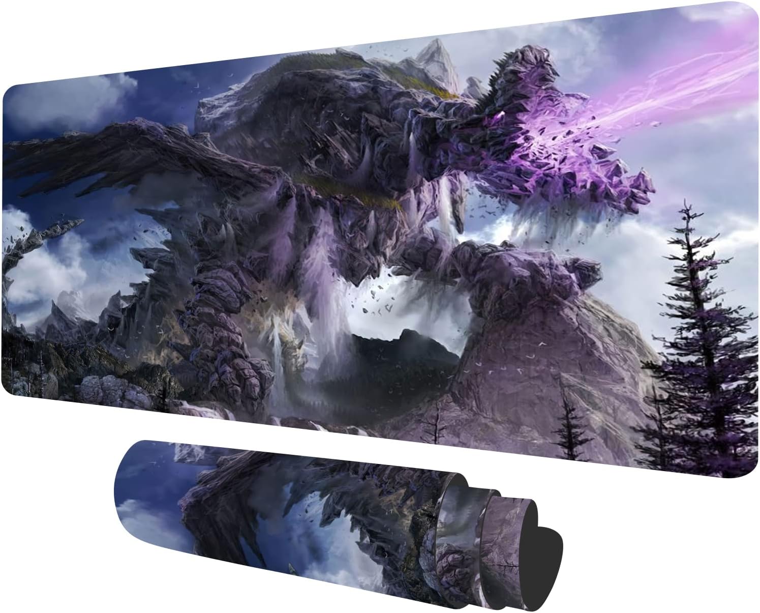 Amazon.com: Dragon MTG Playmat 23.6x13.7 inches Board Game Mousepad ...