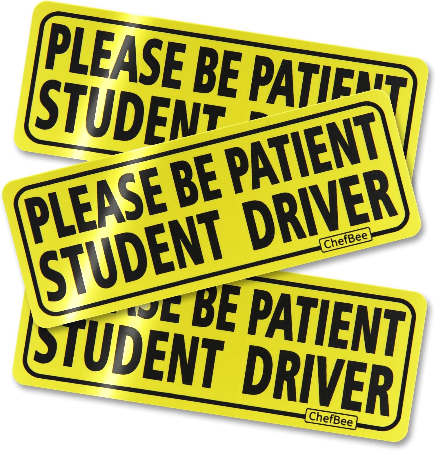 Amazon.com: Student Driver Magnetic Sign LEARNERS Permit New Driver ...