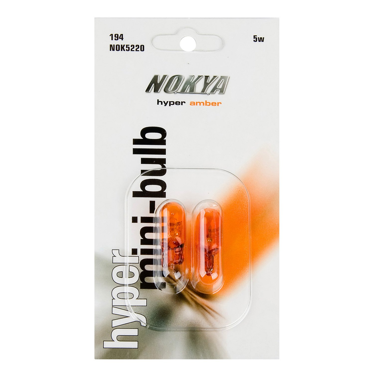 Amazon.com: Nokya Hyper Amber 168 194 wedge Bulbs Twin-pack for 158 ...
