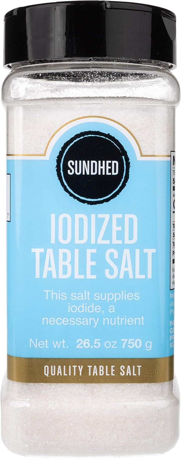 SUNDHED Table Salt Jar, Iodized, 750 Gram : Amazon.ca: Grocery ...