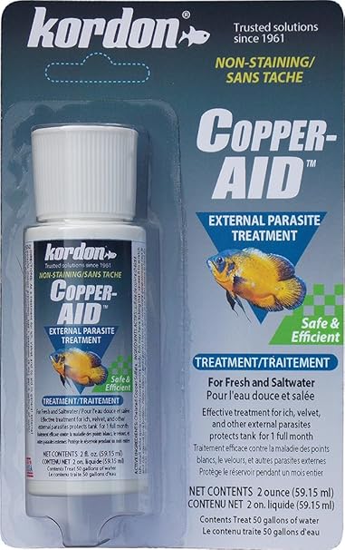 Amazon.com : KORDON Copper-AID External Parasite Treatment for Aquarium ...