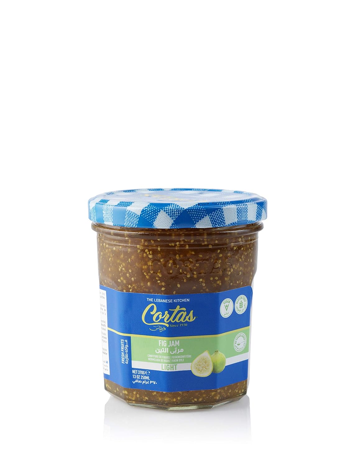 Cortas Jam (Sugar Free Fig Jam, 13 Oz)
