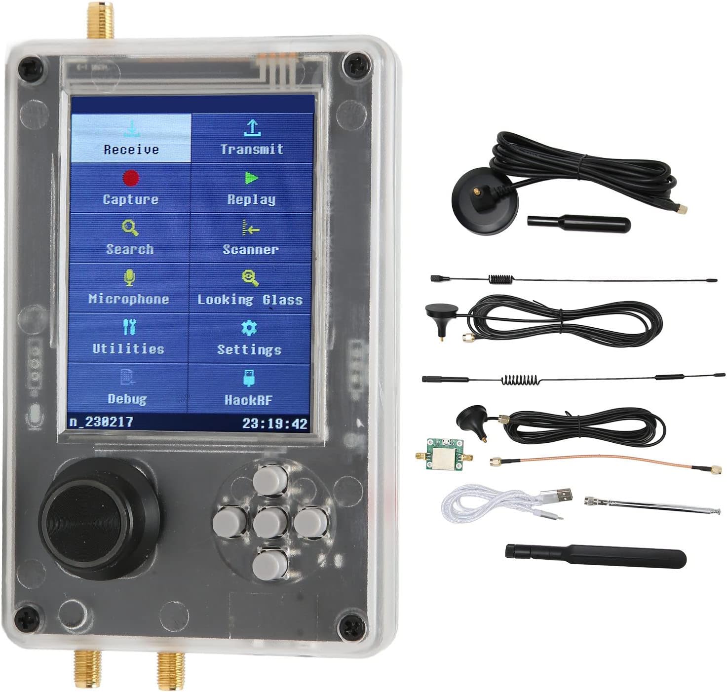 HackRF One Software Defined Radio Kit, 3.2 Inch TFT 240 x 320 Display ...