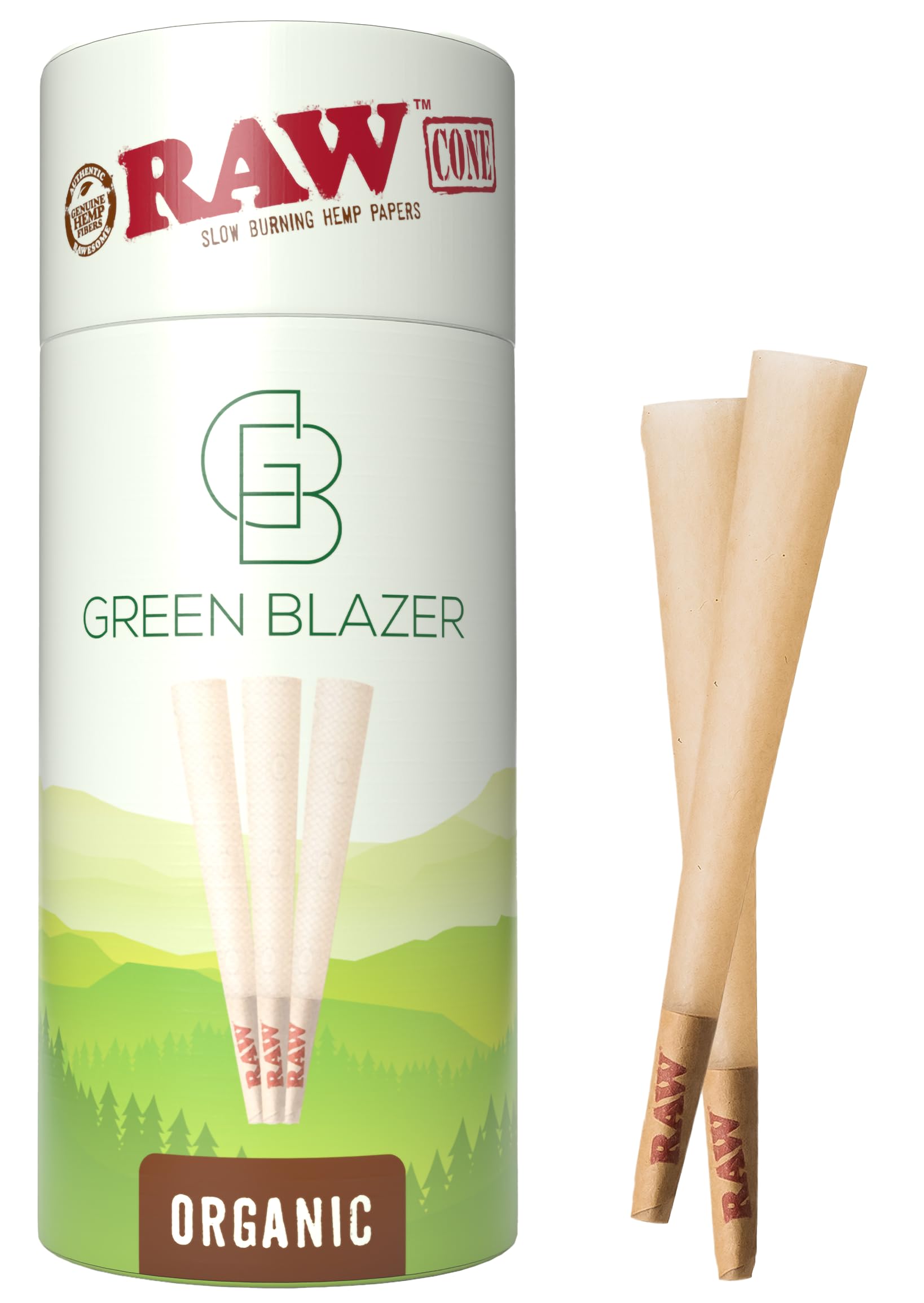 Amazon.com: RAW Cones Organic King Size: 50 Pack - Pre Rolled Papers ...