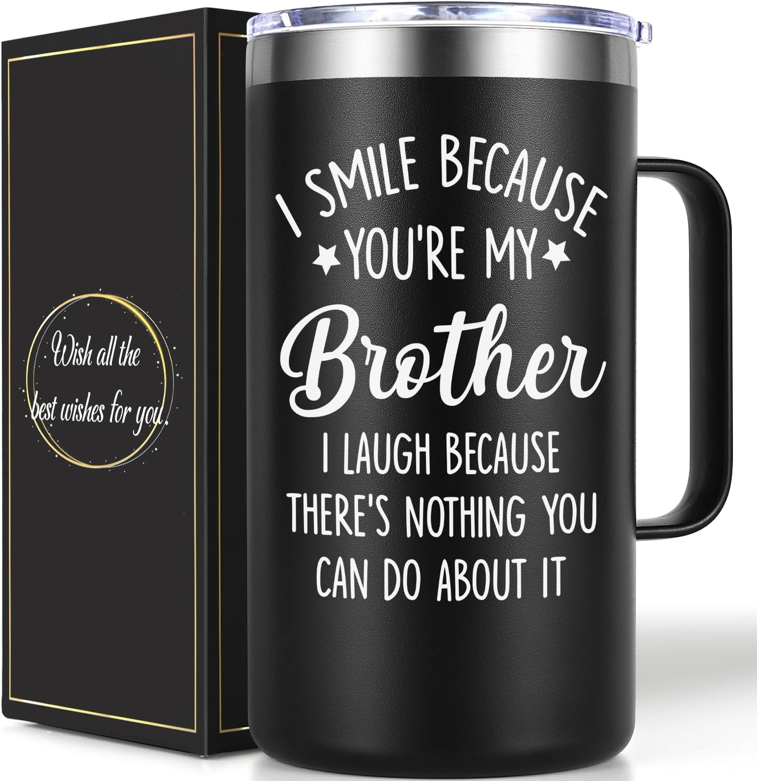 Amazon.com: Kwieema Brother Coffee Mug - Brother Gifts for Birthday ...