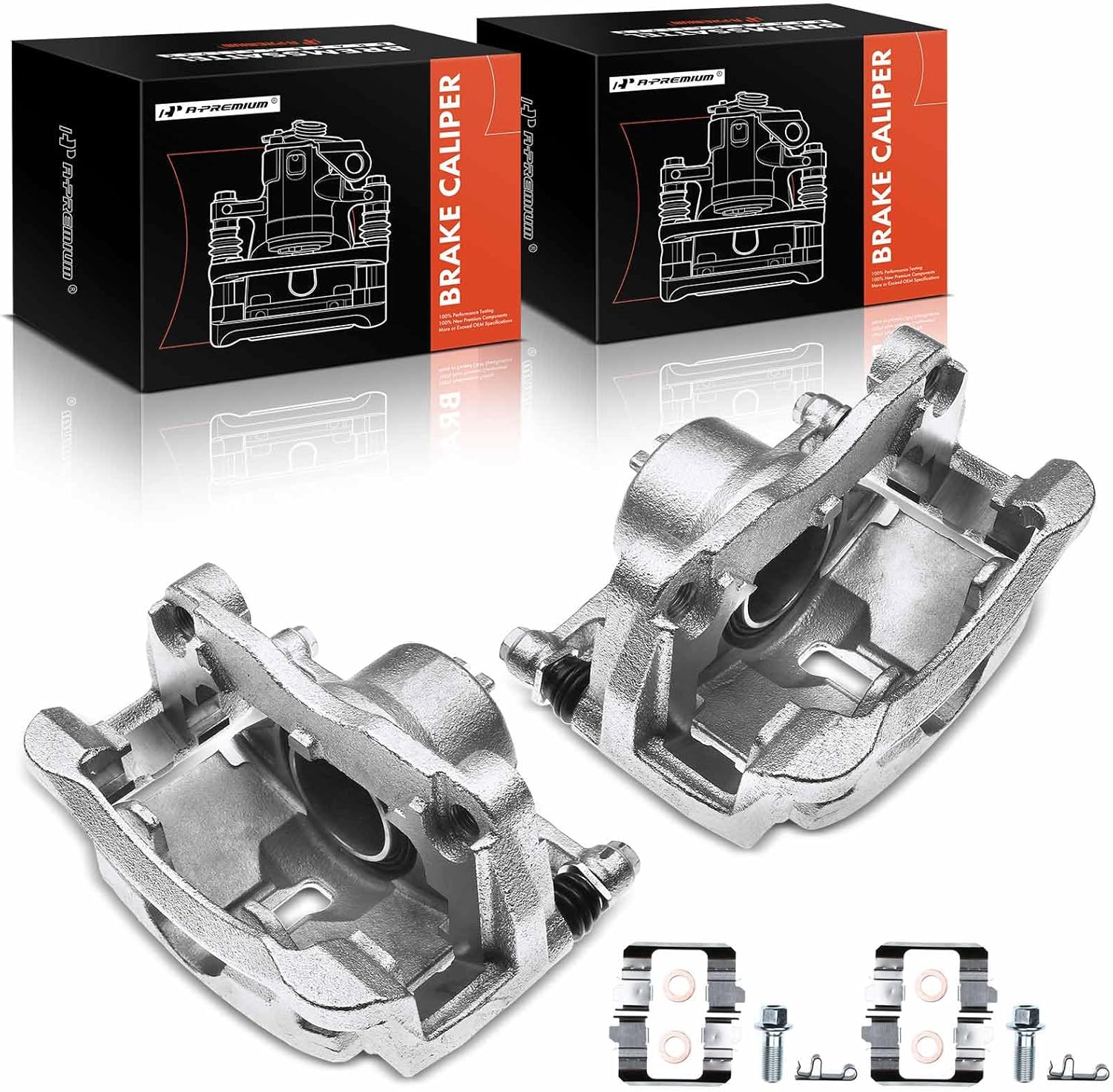 A-Premium Disc Brake Caliper Assembly with Bracket Compatible with ...