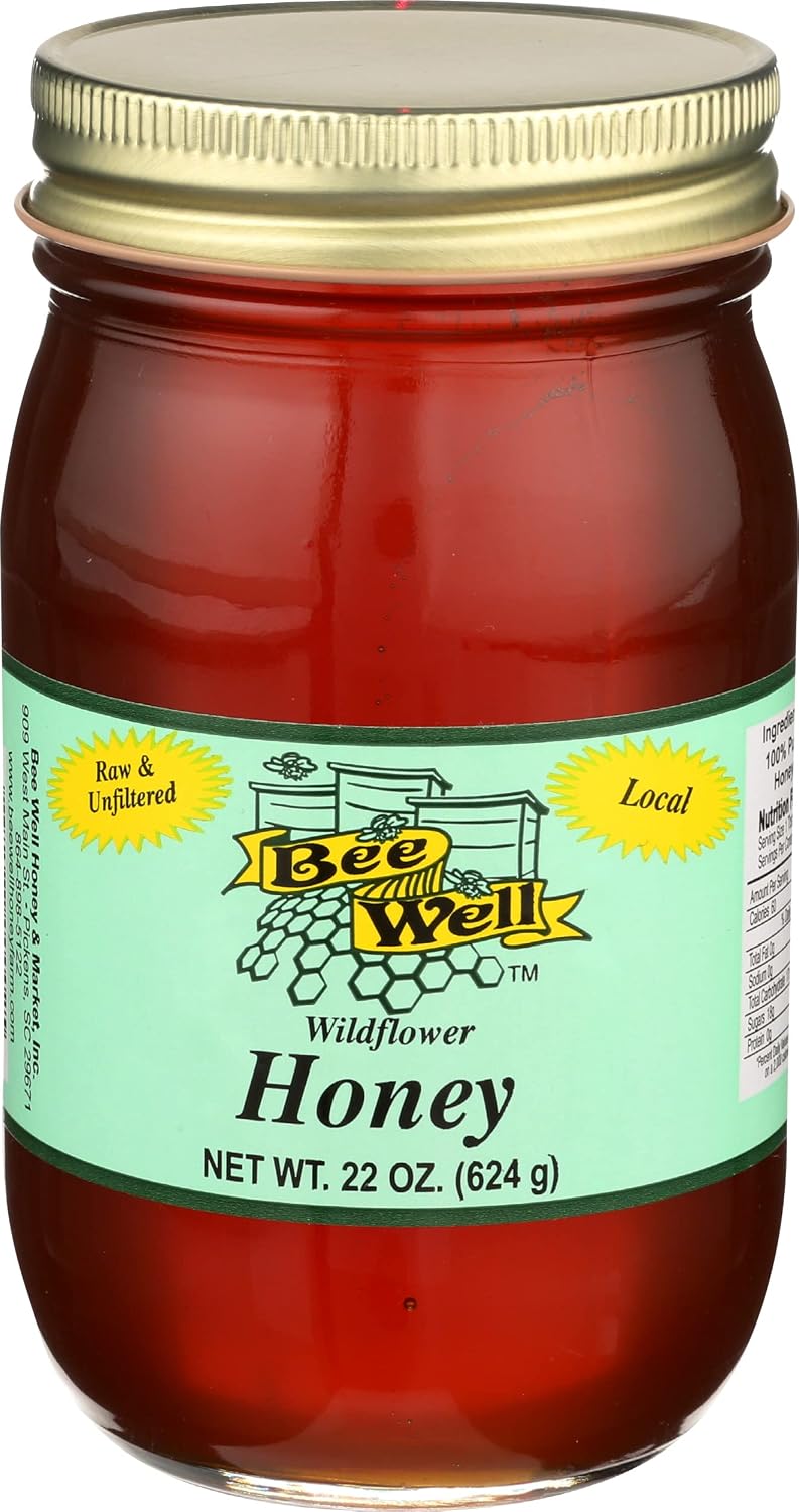Amazon.com : BEE WELL HONEY FARM Honey, 22 OZ : Grocery & Gourmet Food