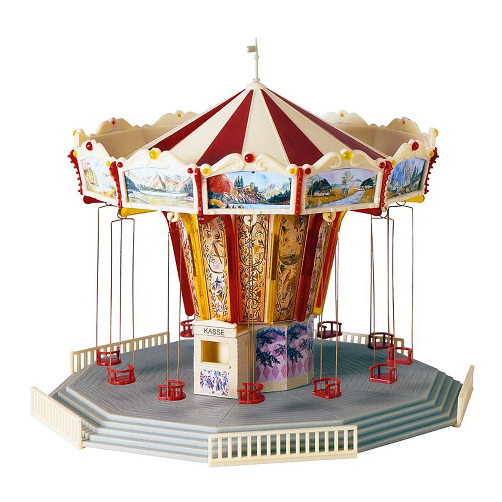 Faller 140315 Chairoplane HO Scale Building Kit : Amazon.co.uk: Toys ...