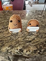 Amazon.com: Neliblu Positive Potato - Set of 2 - Knitted Brown ...