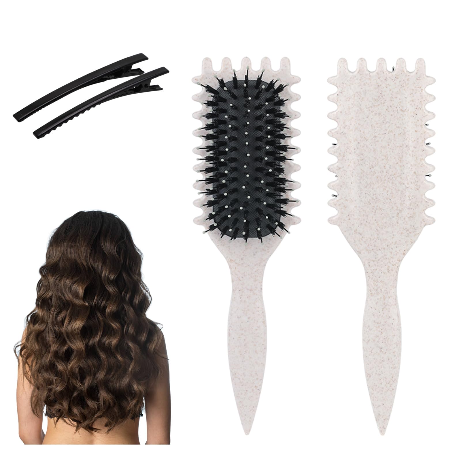 Cepillo Definidor de Rizos Bounce Curl, Para Cabello Rizado de Mujer ...