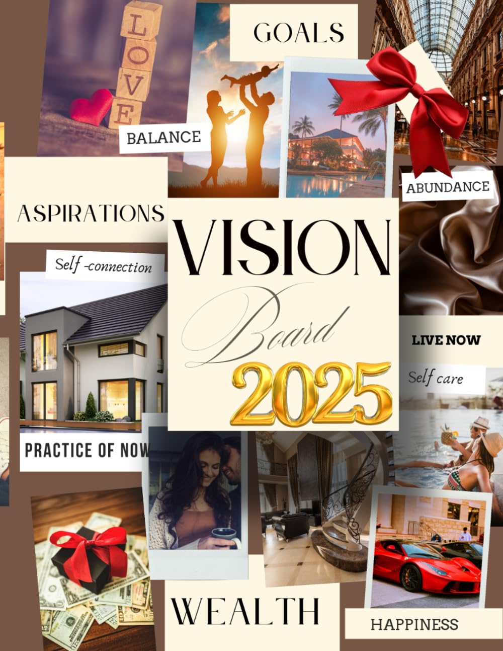 Vision Board 2025: Clip Art Magazine More Positive Elements in All ...