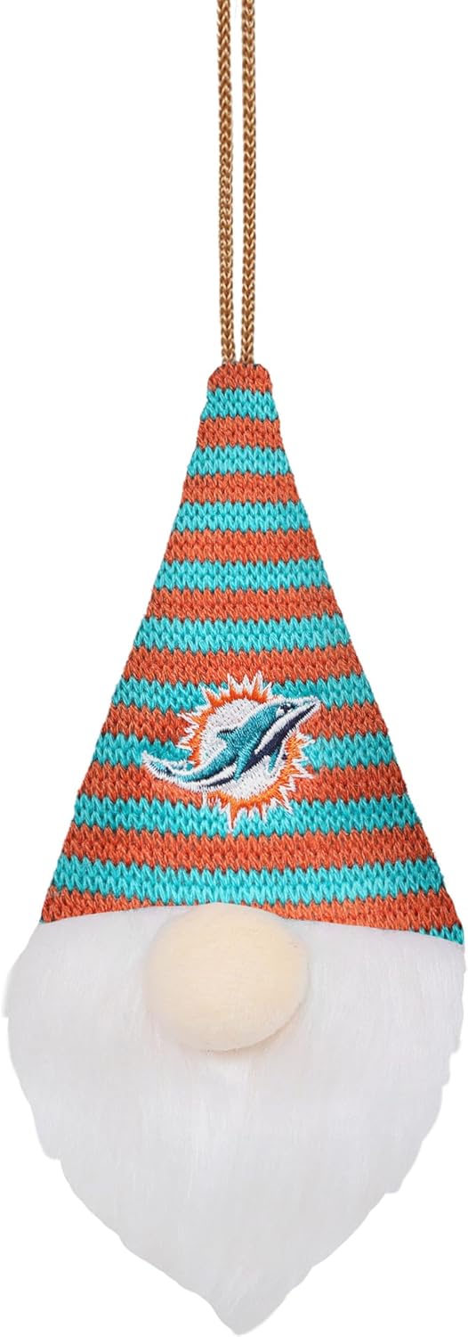 Amazon.com: FOCO Miami Dolphins NFL Plush Gnome Ornament : Sports ...