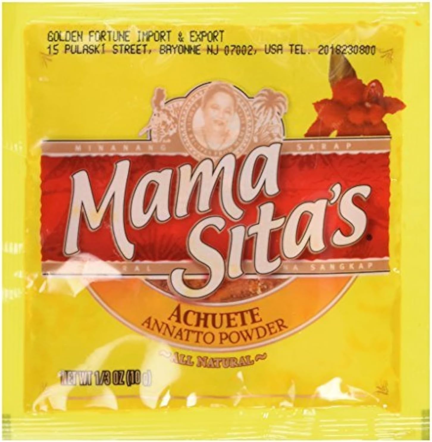 Amazon.com: Mama Sita's Achuete Annatto Powder, 1/3oz (10g) 6 Pack