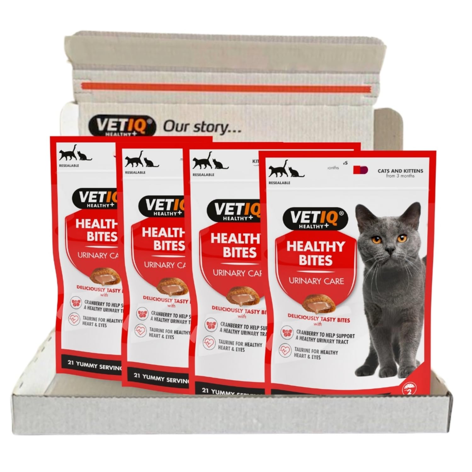 VETIQ Healthy Bites Urinary Care Treats for Cats & Kittens 3+ Months ...