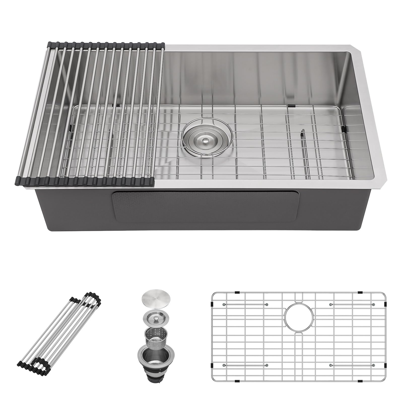 Snapklik.com : Sarlai 36 Inch Undermount Kitchen Sink - 36 X19 Kitchen ...