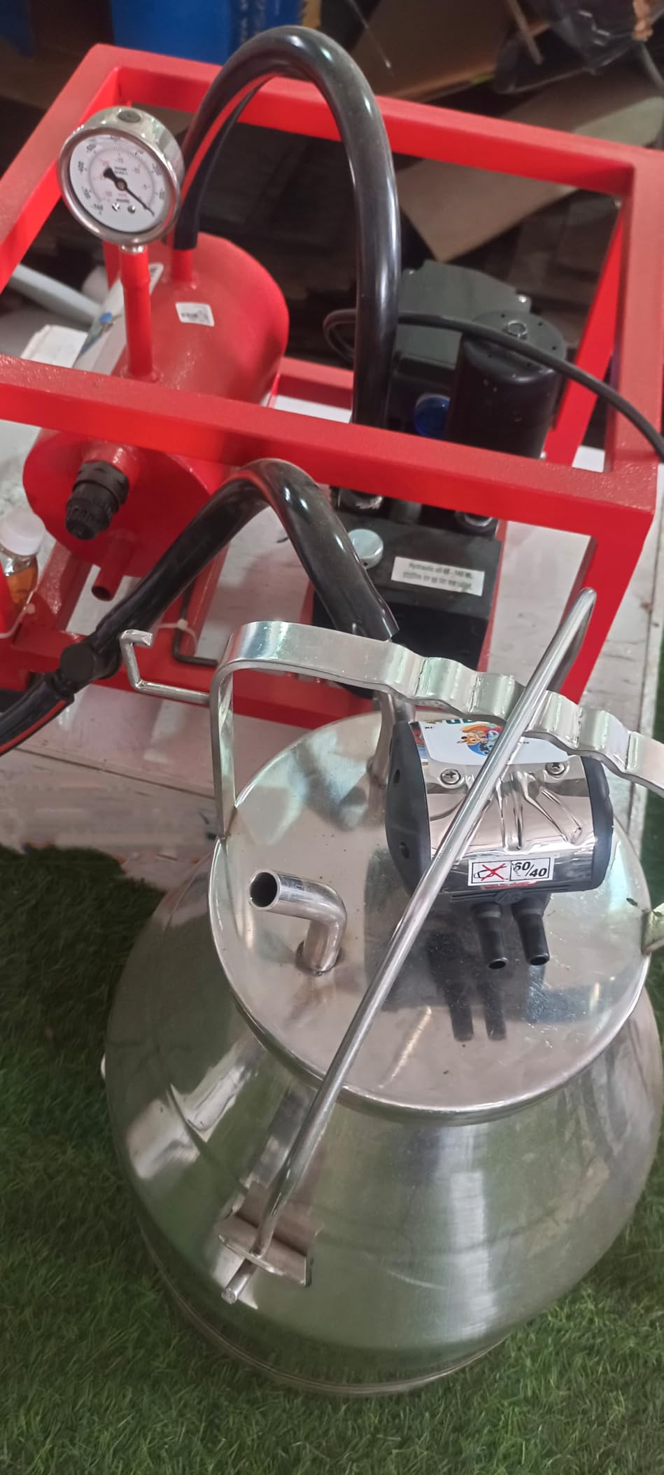 GODHAN Milking Machine GS-200 Oil 1 Piece | Cow Buffalo | Milking ...