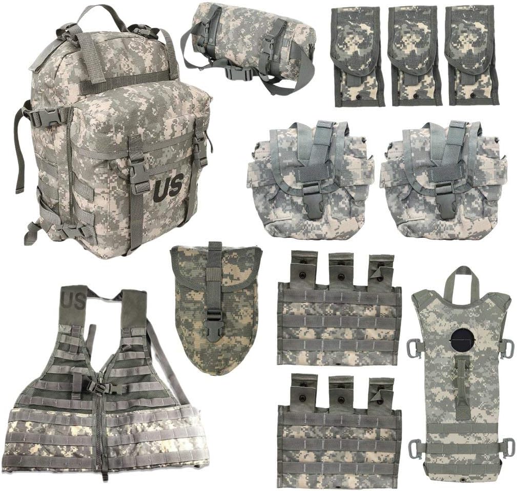 Amazon.com: M MCGUIRE GEAR 12 Piece MOLLE Rifleman Kit with Assault ...