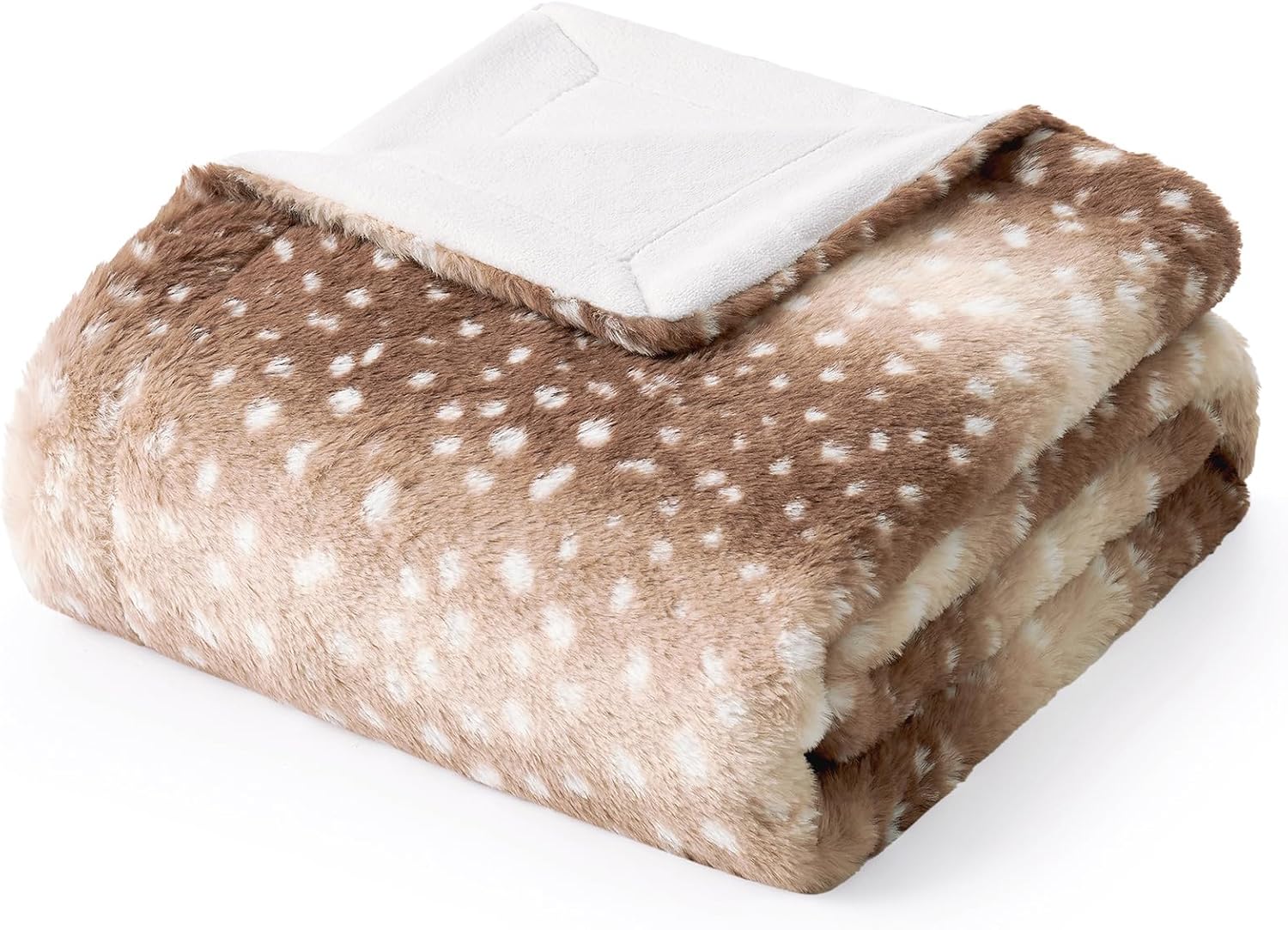 COZY KISS Soft Faux Fur Blanket for Woman Sofa Bed Couch, Liquid Pee ...