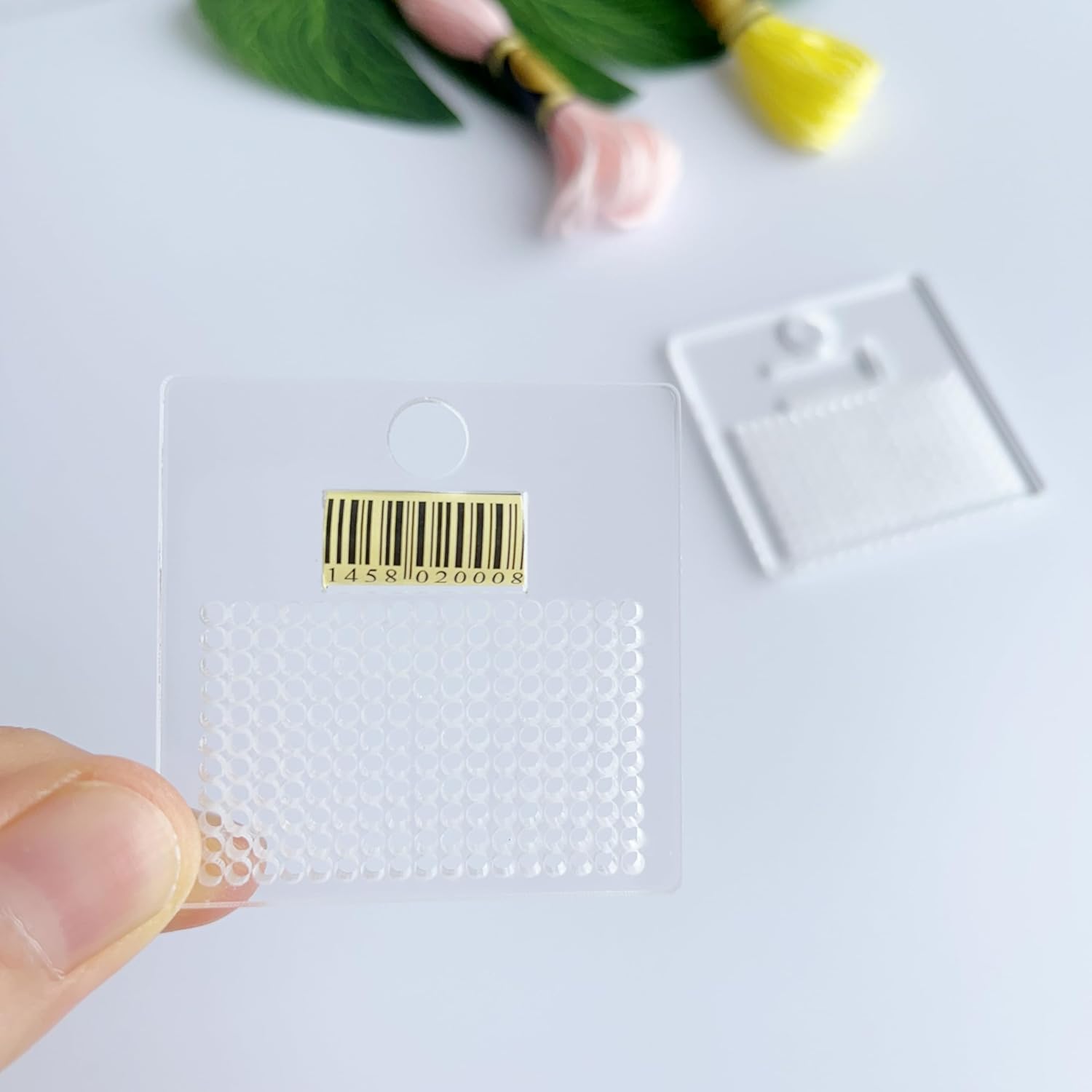 Amazon.com: Set of 100 Swatch Plates, Clear Acrylic Floss Swatches ...