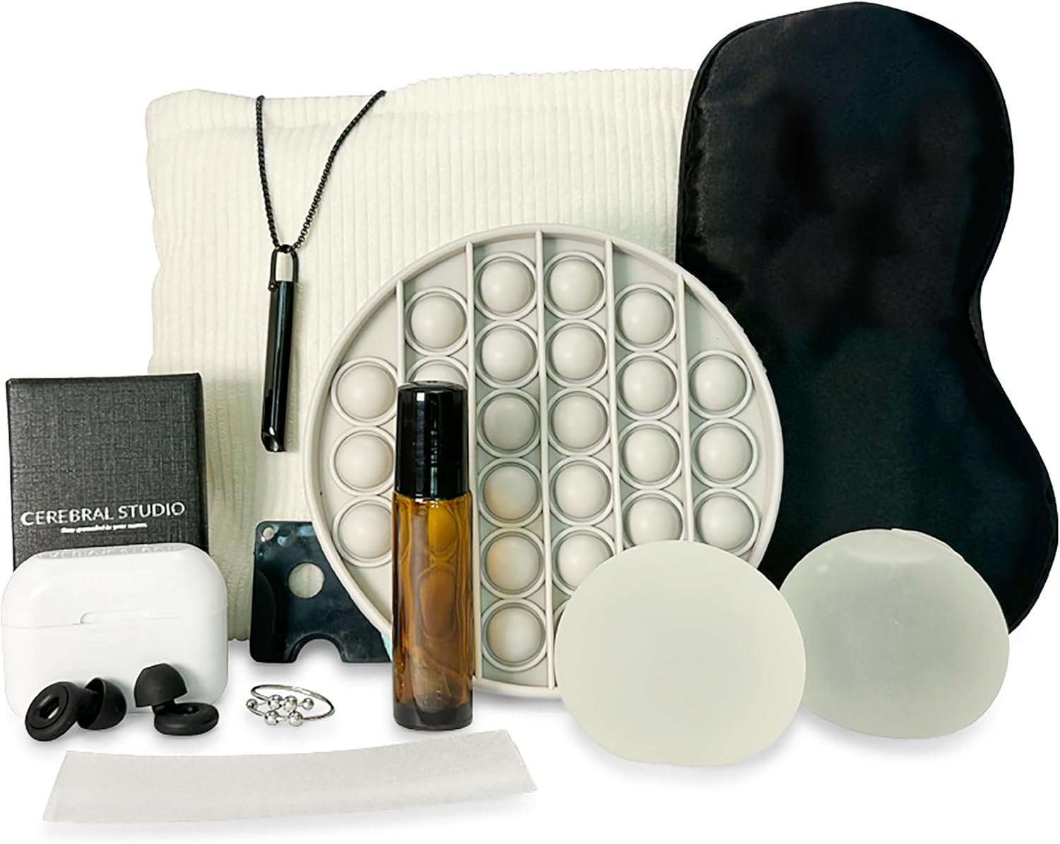 Amazon.com: Cerebral Studio's Discreet Sensory Toolkit for Stress and Anxiety Relief - 10 Travel ...