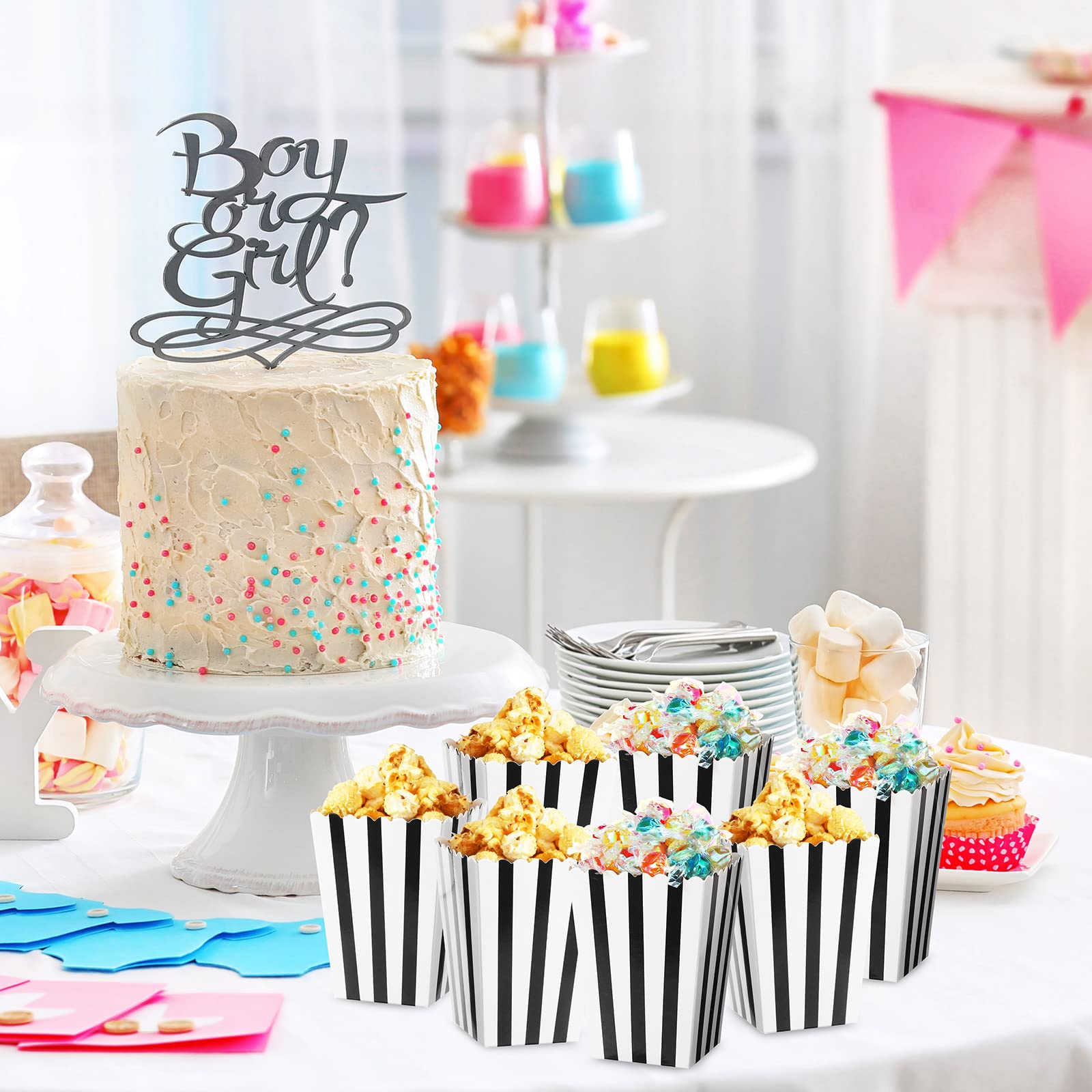 Snapklik.com : Meanplan 200 Pcs Popcorn Boxes Mini Paper Popcorn Holder ...