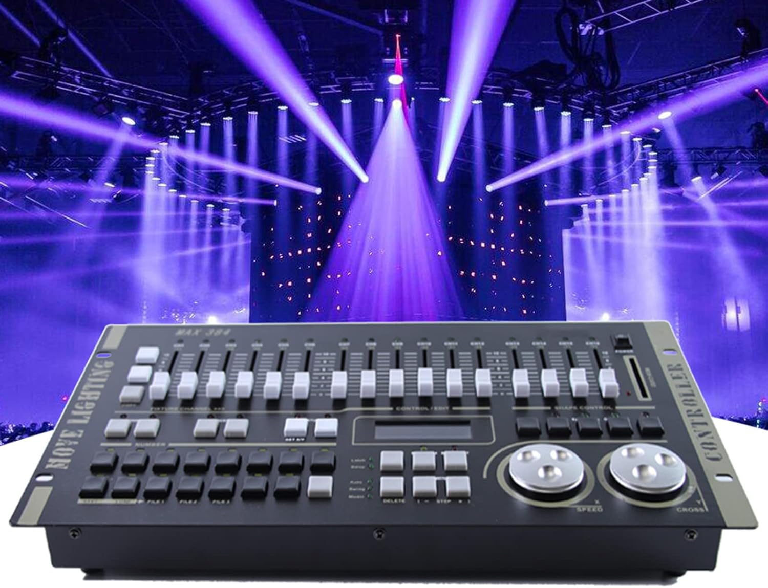 Amazon.com - MAX384 Console Channels DJ DMX Stage Light Controller