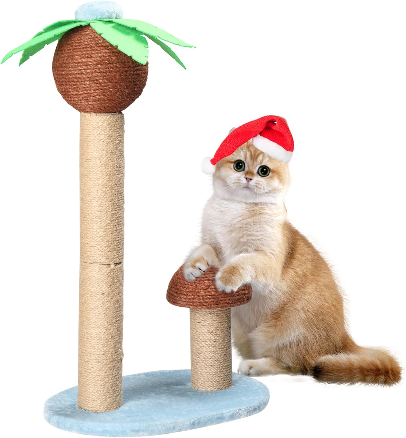 Amazon.com : Cat Scratching Post,27.5" Tall Coconut Palm Tree Cat ...