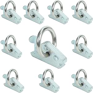 Amazon.com: Aikosin 10 Pack E Track O Ring Heavy Duty Tie Down Anchors ...