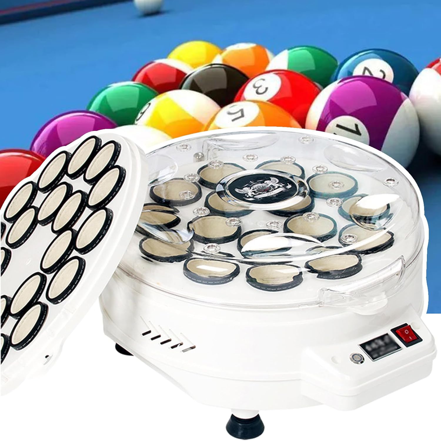 Amazon.co.jp: 2 In 1 Billiard Ballistic Ball Polishing Machine ...