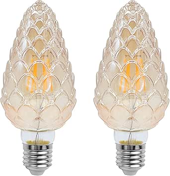 E26 4W Pine Cones Shape LED Light Bulb Vintage Filament Edison Light ...