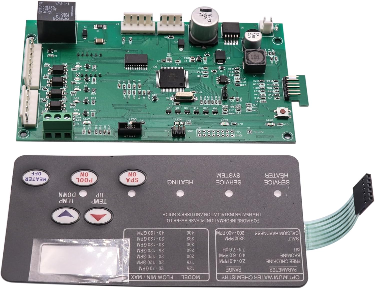Amazon.com : BestParts Pool Heater Control Board Kit Compatible with ...