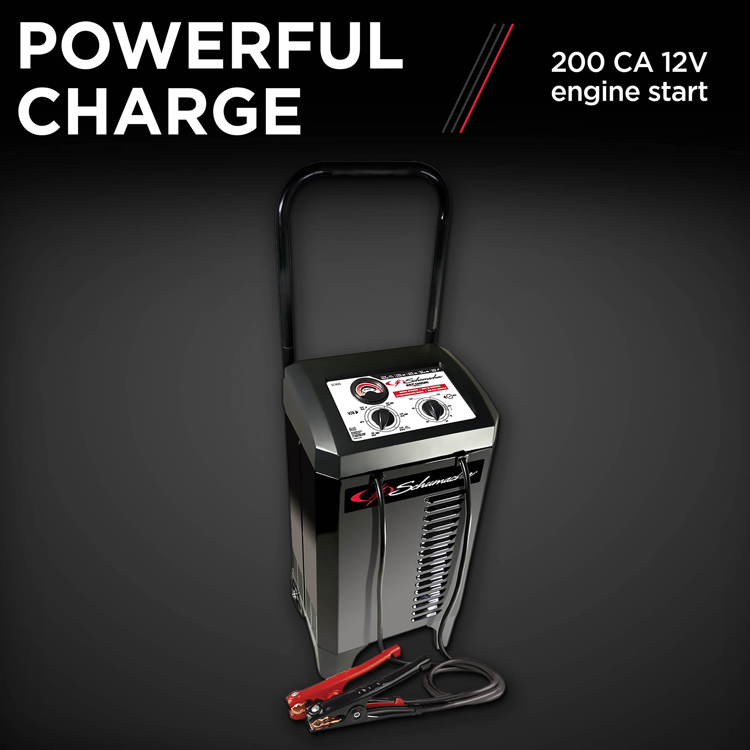 Snapklik.com : Schumacher Electric Wheeled Battery Charger And Engine ...