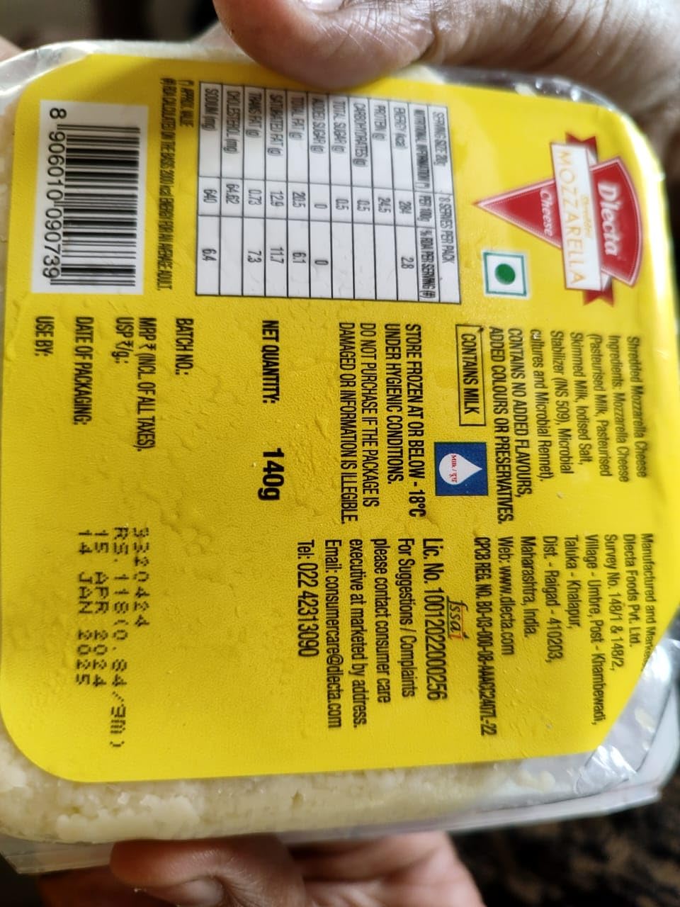 Dlecta Mozzarella Shredded Cheese at Allan Sturtz blog