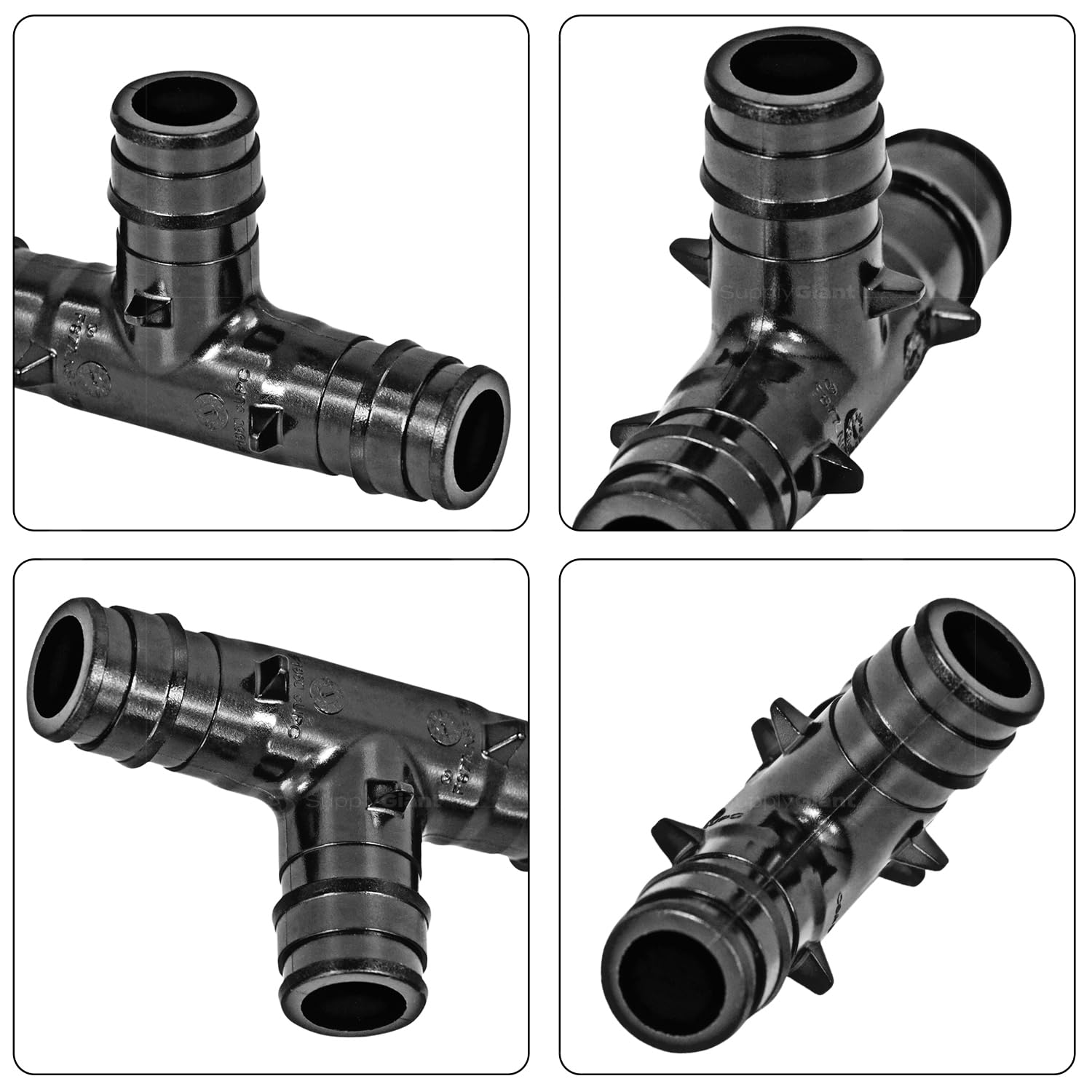 Snapklik.com : Poly Pex-A Expansion Tee Fitting 1-1/2, F1960 Tee 1/2 ...