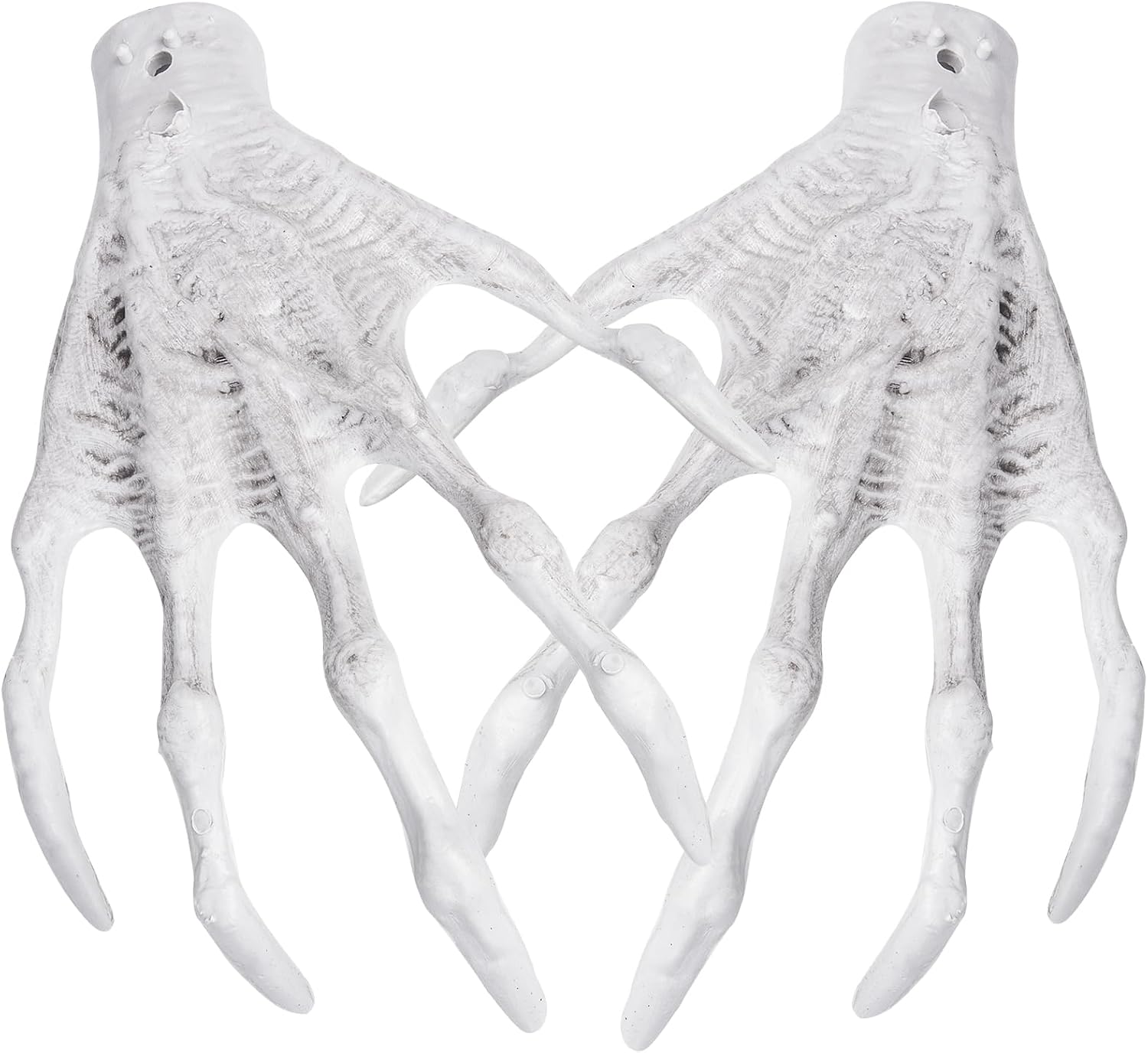 Amazon.com: XONOR Halloween Witch Skeleton Hands - 1 Pair Realistic ...