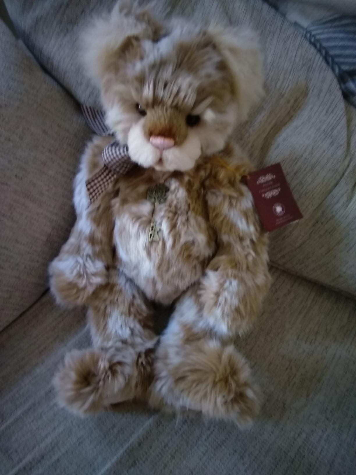 CHARLIE BEAR Official 2020 Teddy Bear Plush Collection (Pudding Peach ...