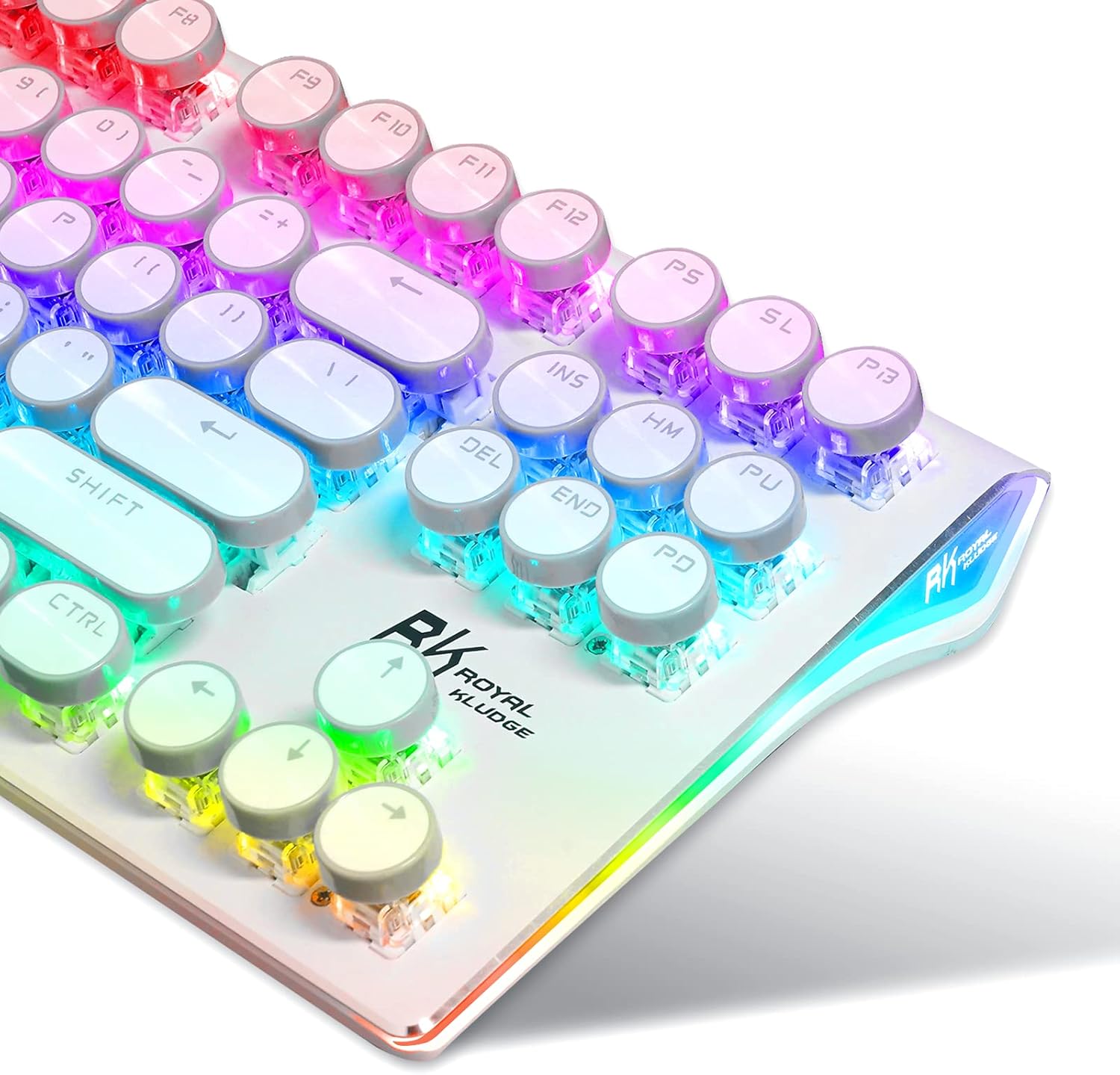 Amazon.com: RK ROYAL KLUDGE RKS87 Typewriter Mechanical Keyboard, Hot ...