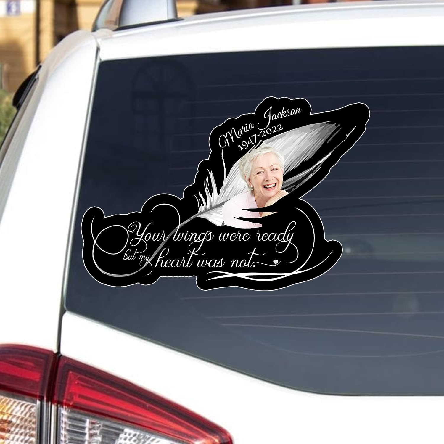 Amazon.com - In Memory Personalized Decal. Loss of Loved One Car ...