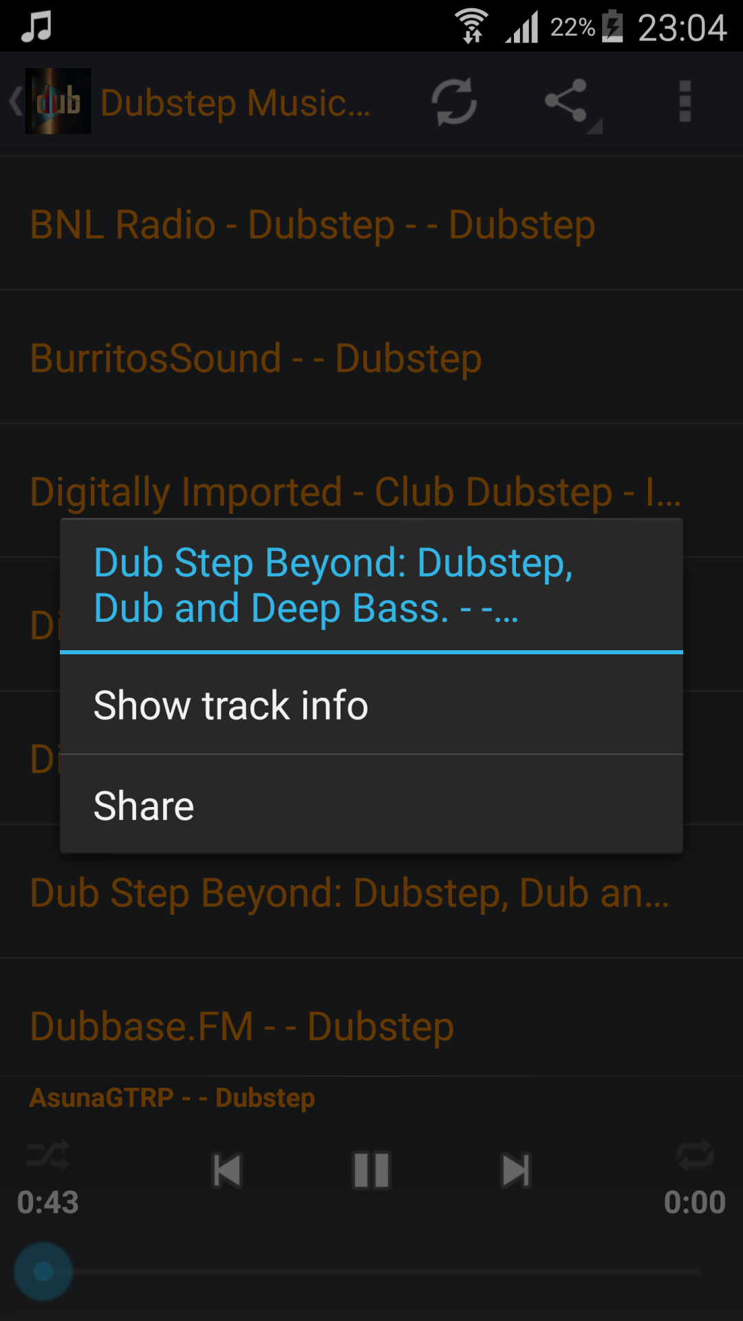 Dubstep Music ONLINE - App on Amazon Appstore