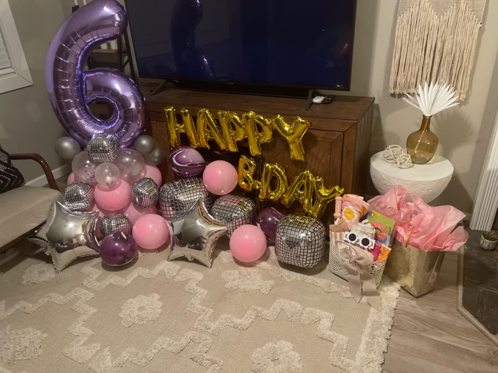 $1/mo - Finance 40 Inch Giant Purple Number 7 Balloon, Helium Mylar ...