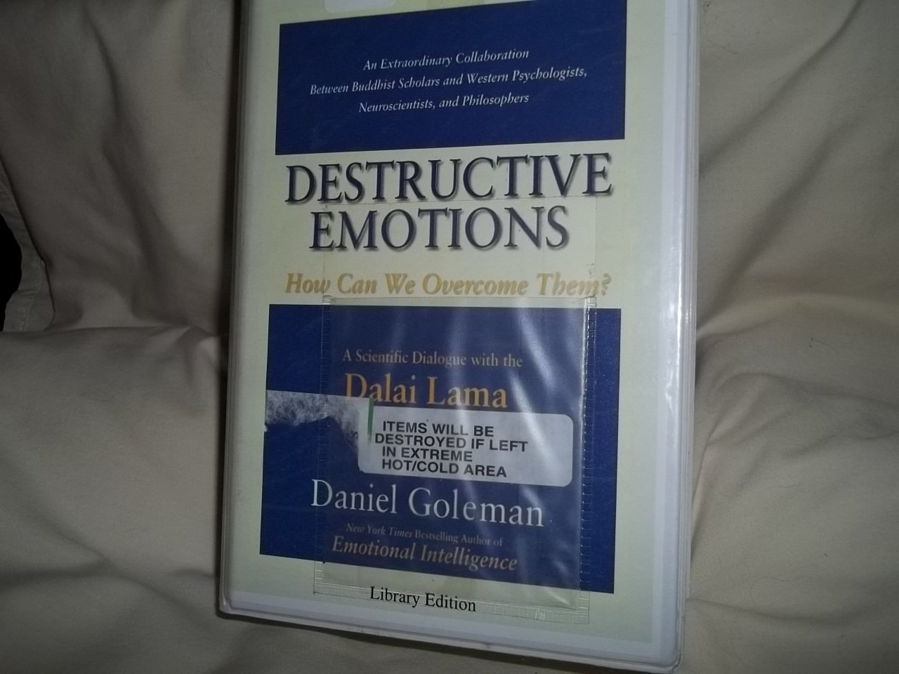 Destructive Emotions: How Can We Overcome Them? A Scientific Dialogue ...