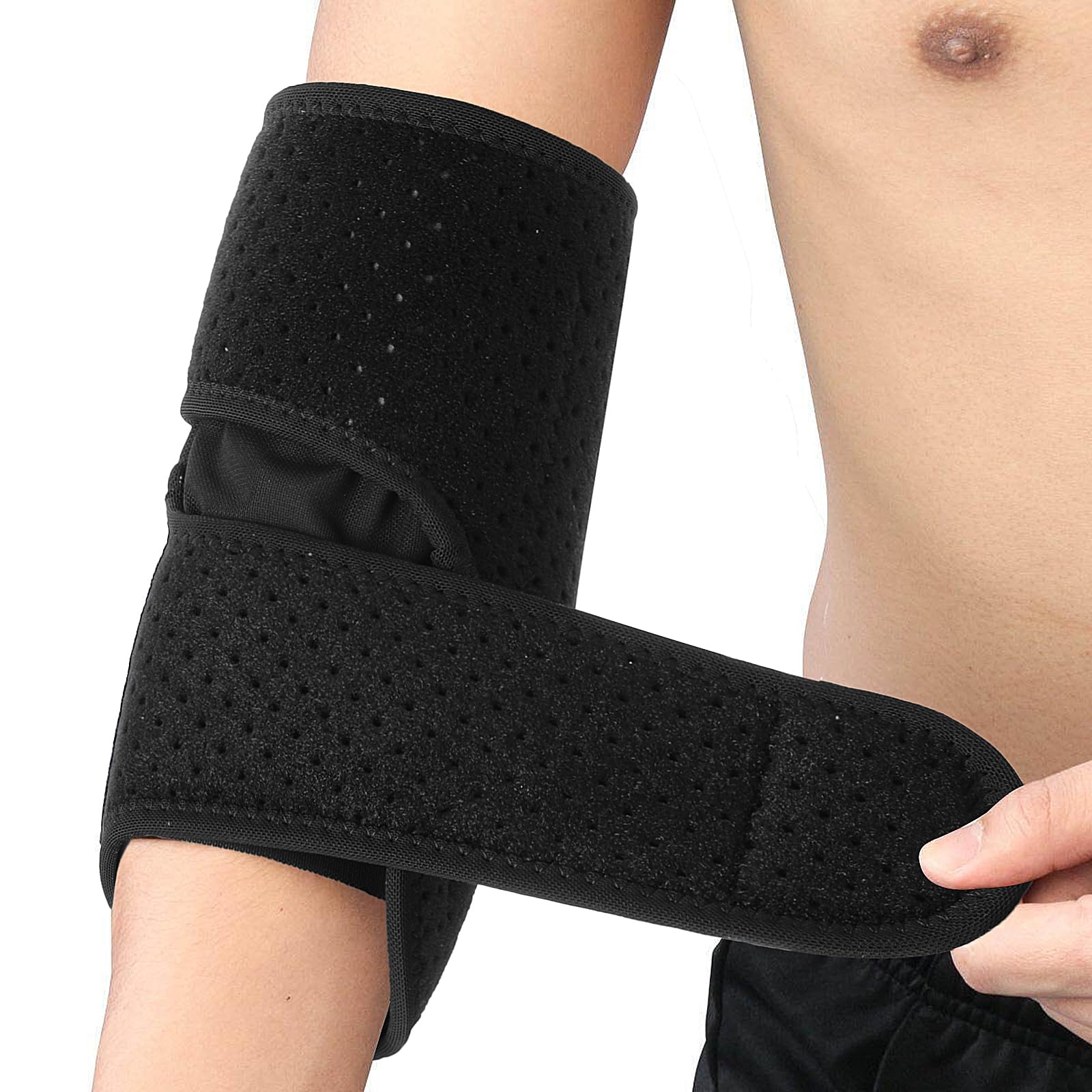 Amazon.com: Gjinxi Elbow Compression Sleeve Brace, Elbow Brace for ...