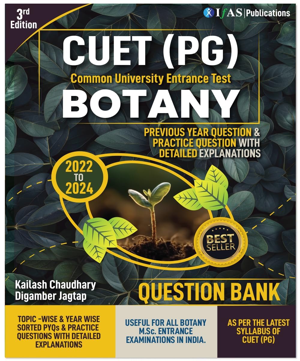 Buy CUET PG Botany Entrance Exam Book 2026 | Previous Year Question ...