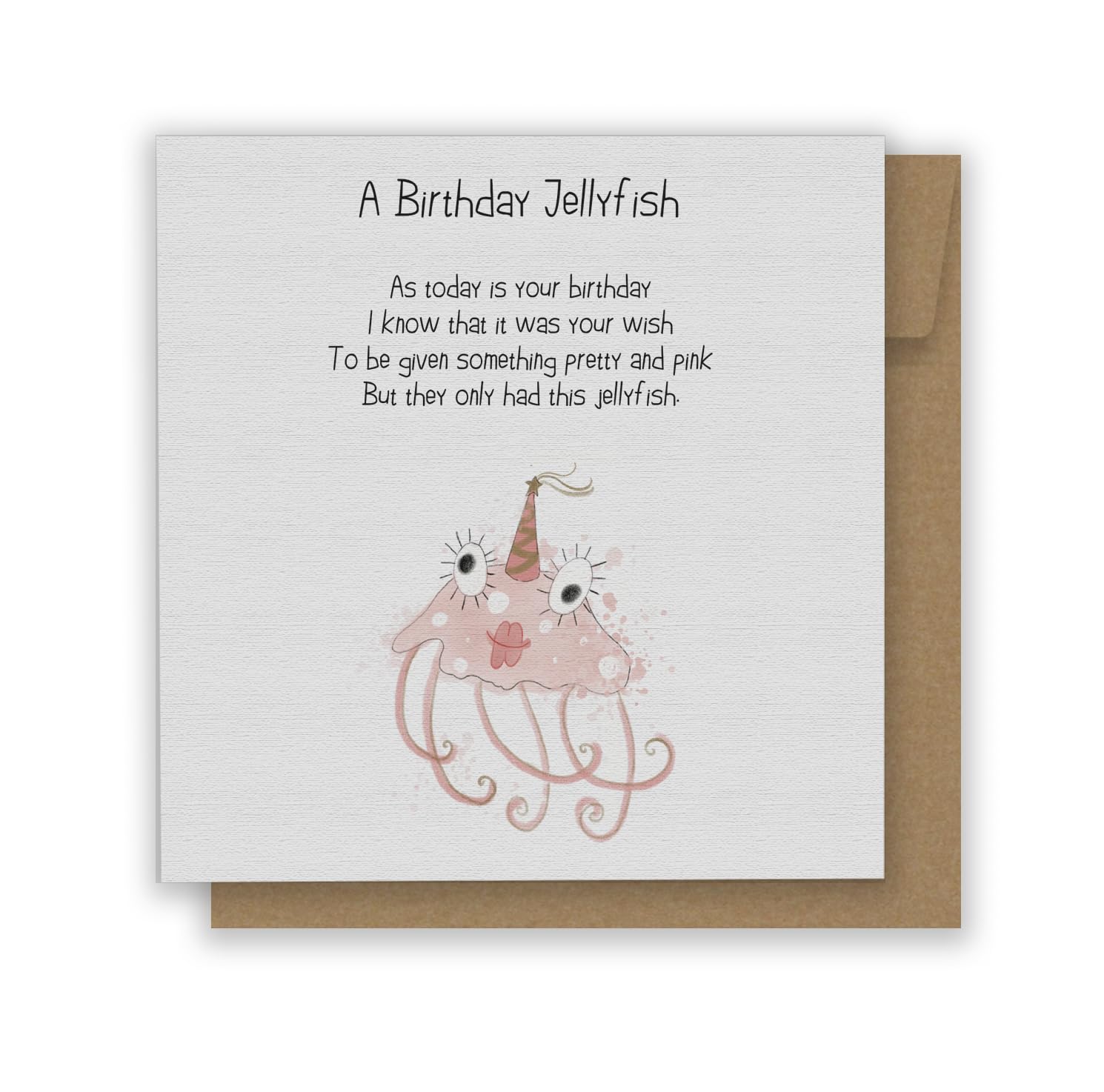 Jolly Good Kid's Birthday Card - Jellyfish, for children of all ages ...