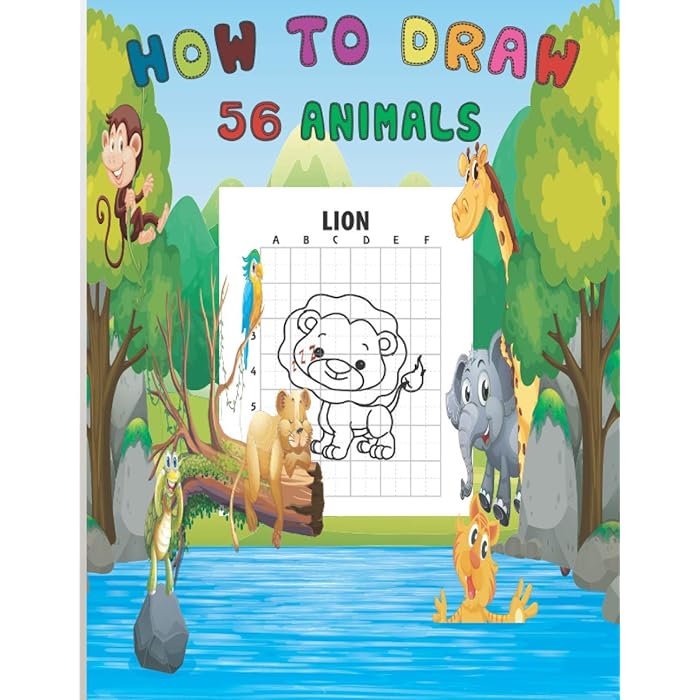 Buy how to draw 56 animals: Easy Techniques and Step-by-Step Drawings ...